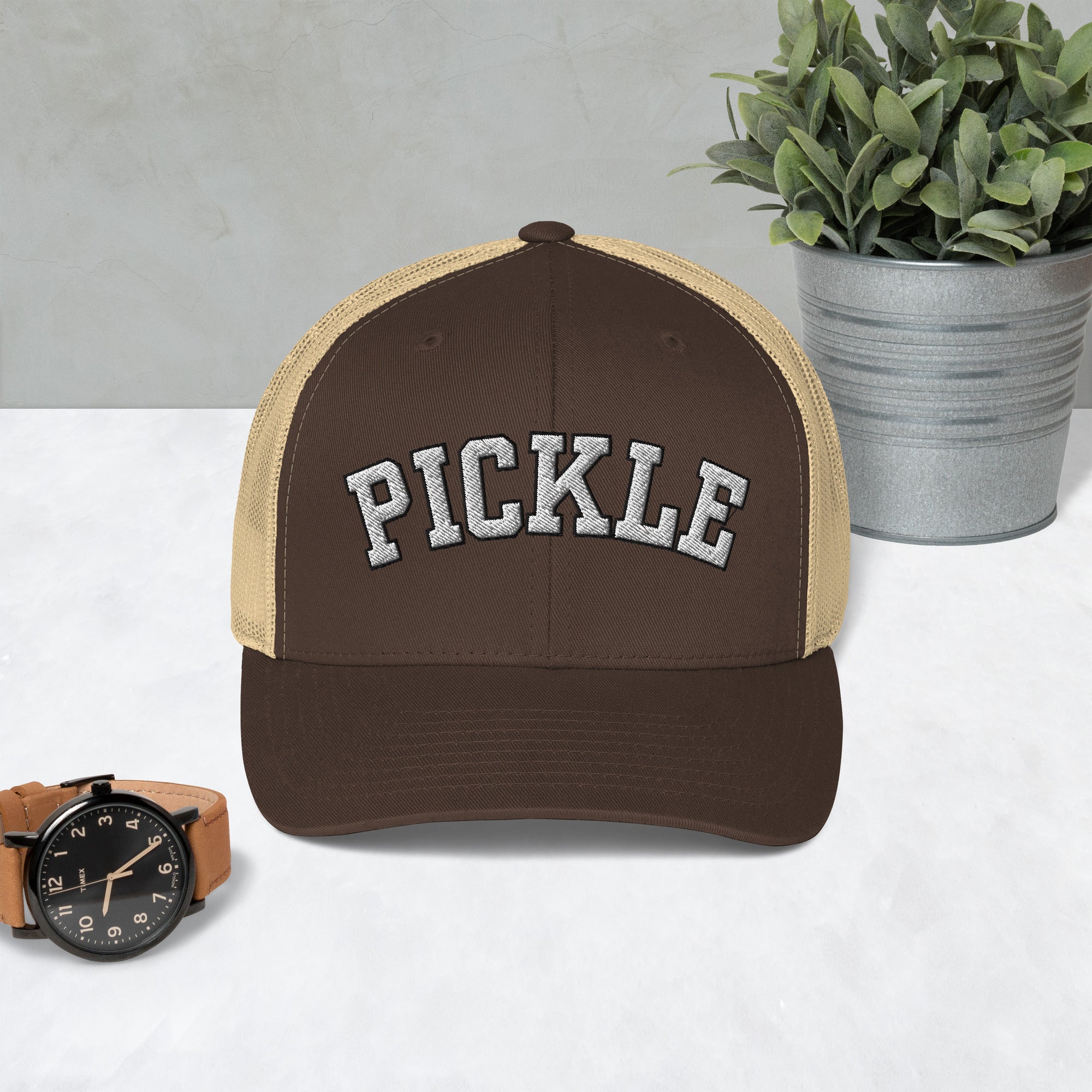 Pickle Minimal Trucker Hat – oldsaltpickles.com
